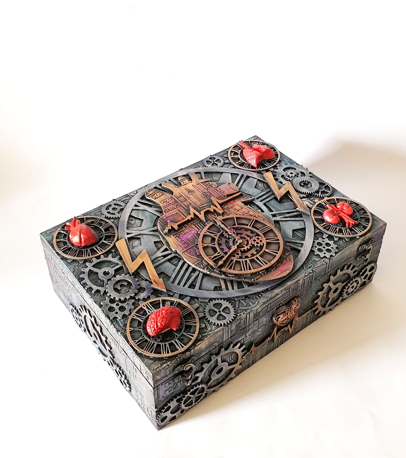 Exclusive Large Steampunk Medicine Cabinet First Aid Cabinet - Etsy