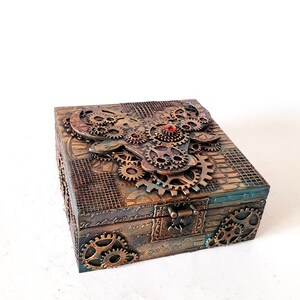Exclusive Steampunk Money Gift Box, Bank Note Box, Wooden Gift Box ...