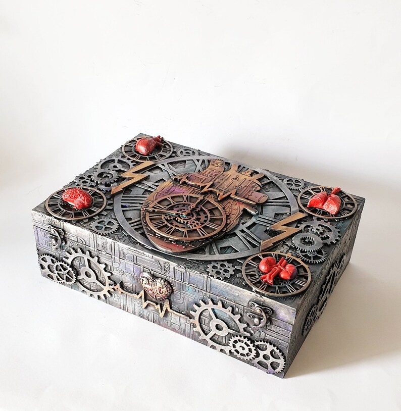 Exclusive Large Steampunk Medicine Cabinet First Aid Cabinet - Etsy