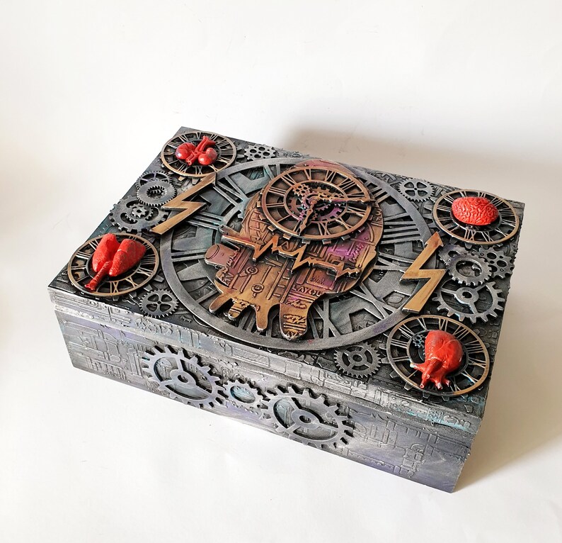 Exclusive Large Steampunk Medicine Cabinet First Aid Cabinet - Etsy