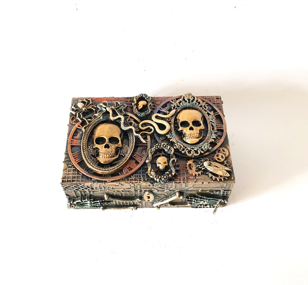 Steampunk Exclusive Gift Box, Card Box, Wooden Gift Box, Tool Box ...