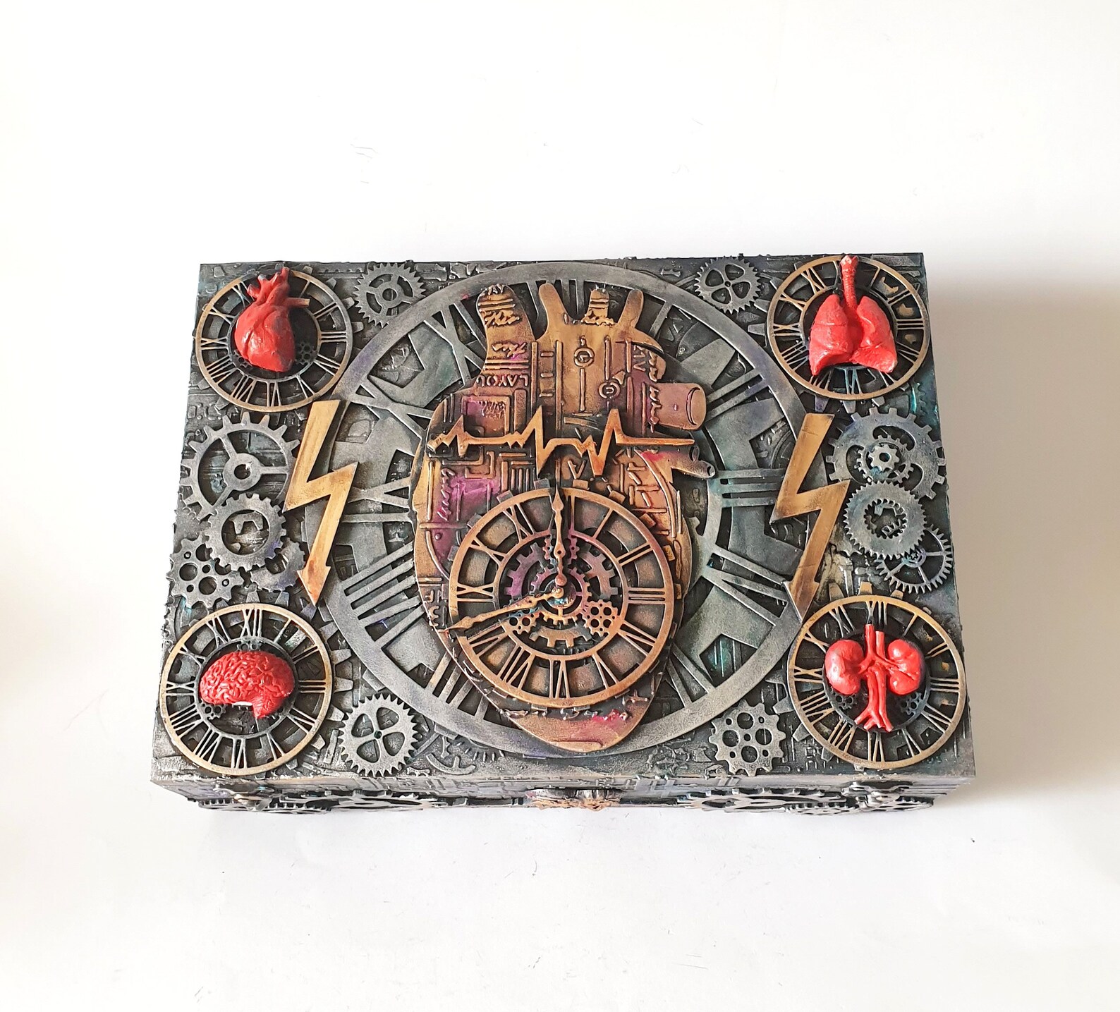 Exclusive Large Steampunk Medicine Cabinet First Aid Cabinet - Etsy