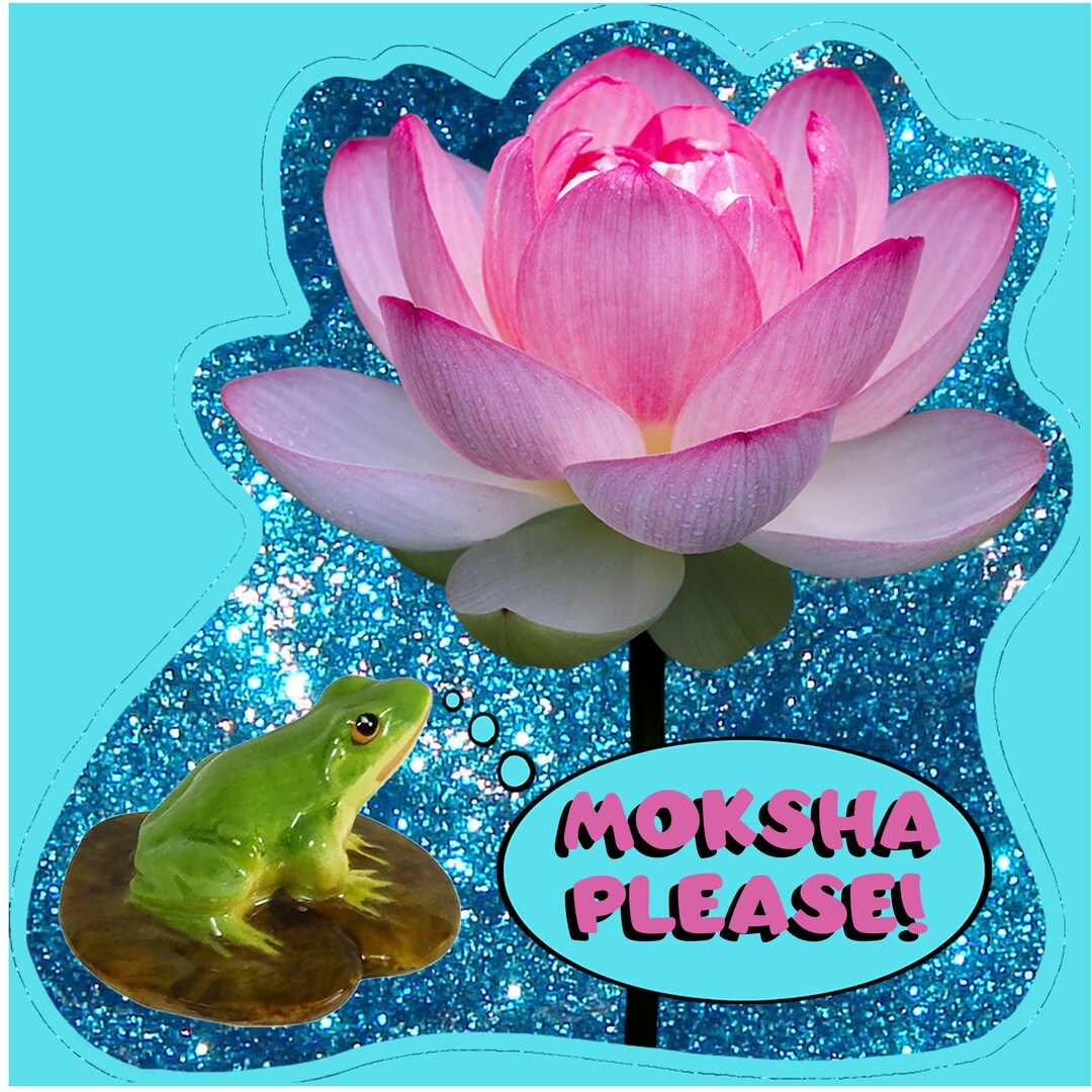 Moksha/liberation - Vinyl Sticker - 3" X 3" - Etsy