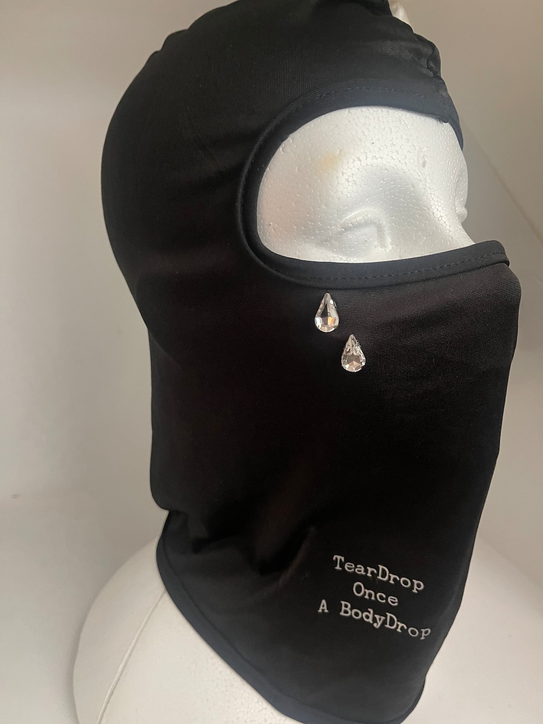 Custom Diamond Tear Drop Pooh Shystie Mask - Etsy