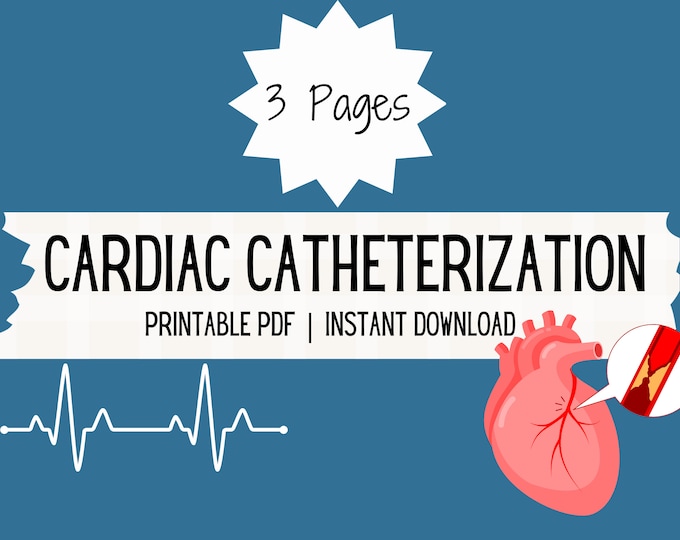 The Cath Lab Visual Orientation Manual - Etsy