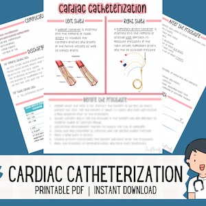 Cardiac Catheterization Digital Notes | STEMI | EKG Nursing Notes ...
