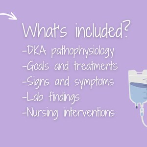 DKA Diabetic Ketoacidosis Digital Notes | ICU Nursing Notes Study Guide ...