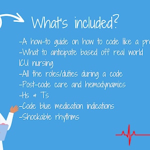 Code Blue ICU Nursing Study Guide | Critical Care Notes | Emergency ...