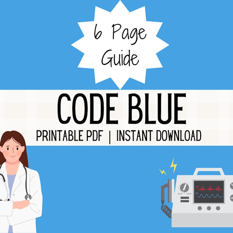 Icu Code Blue - Etsy