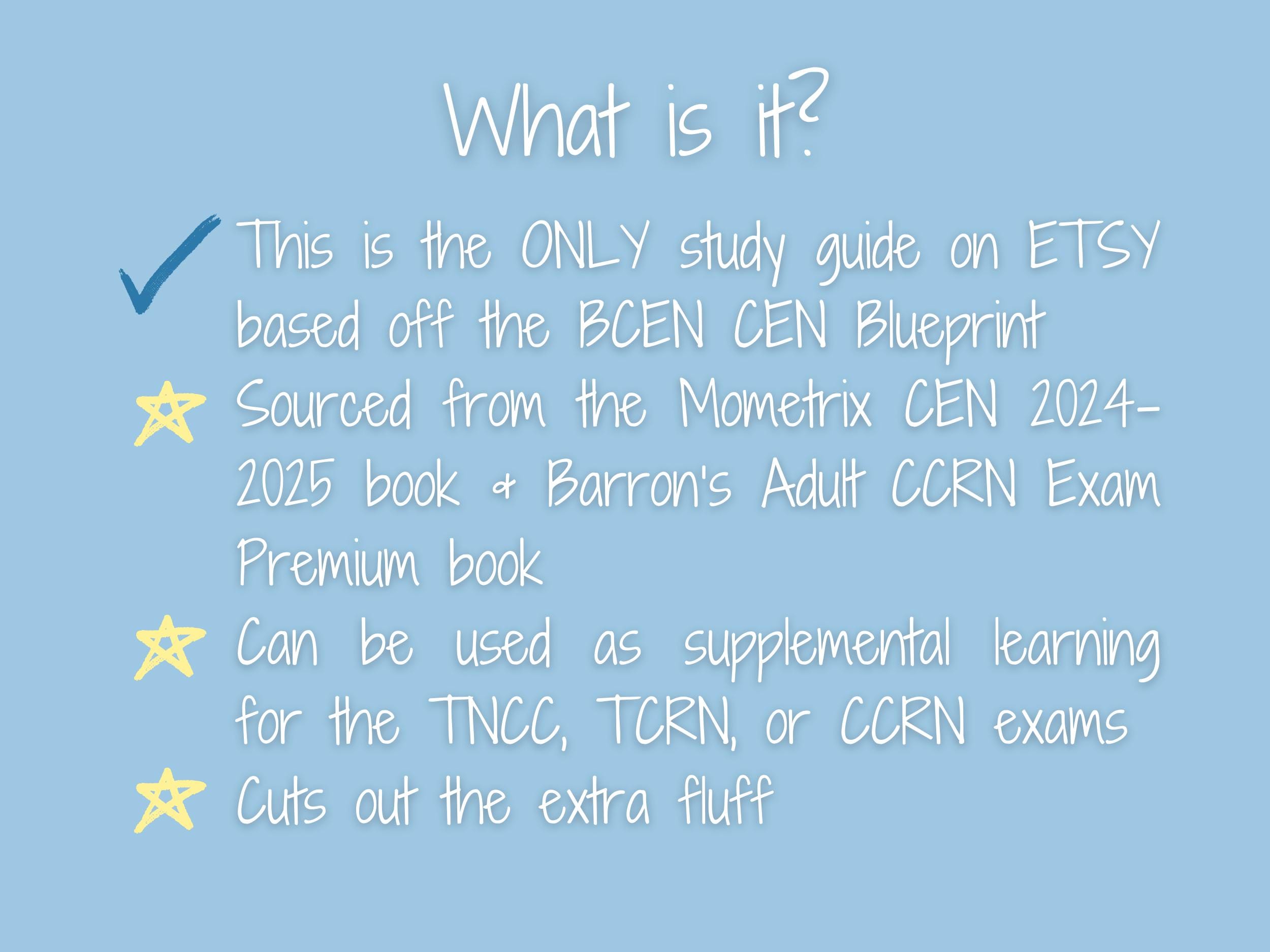 CEN Complete Review Guide | Certified Emergency Nurse Certification ...