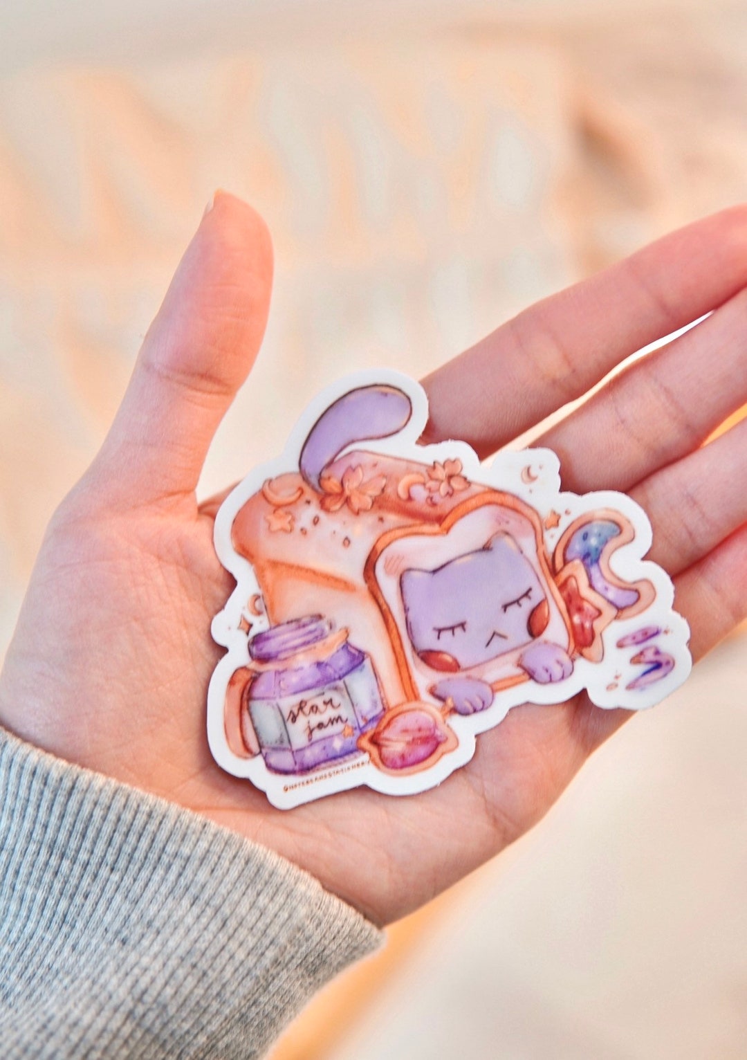 Kato Bread Sticker - Cute Sticker - Etsy