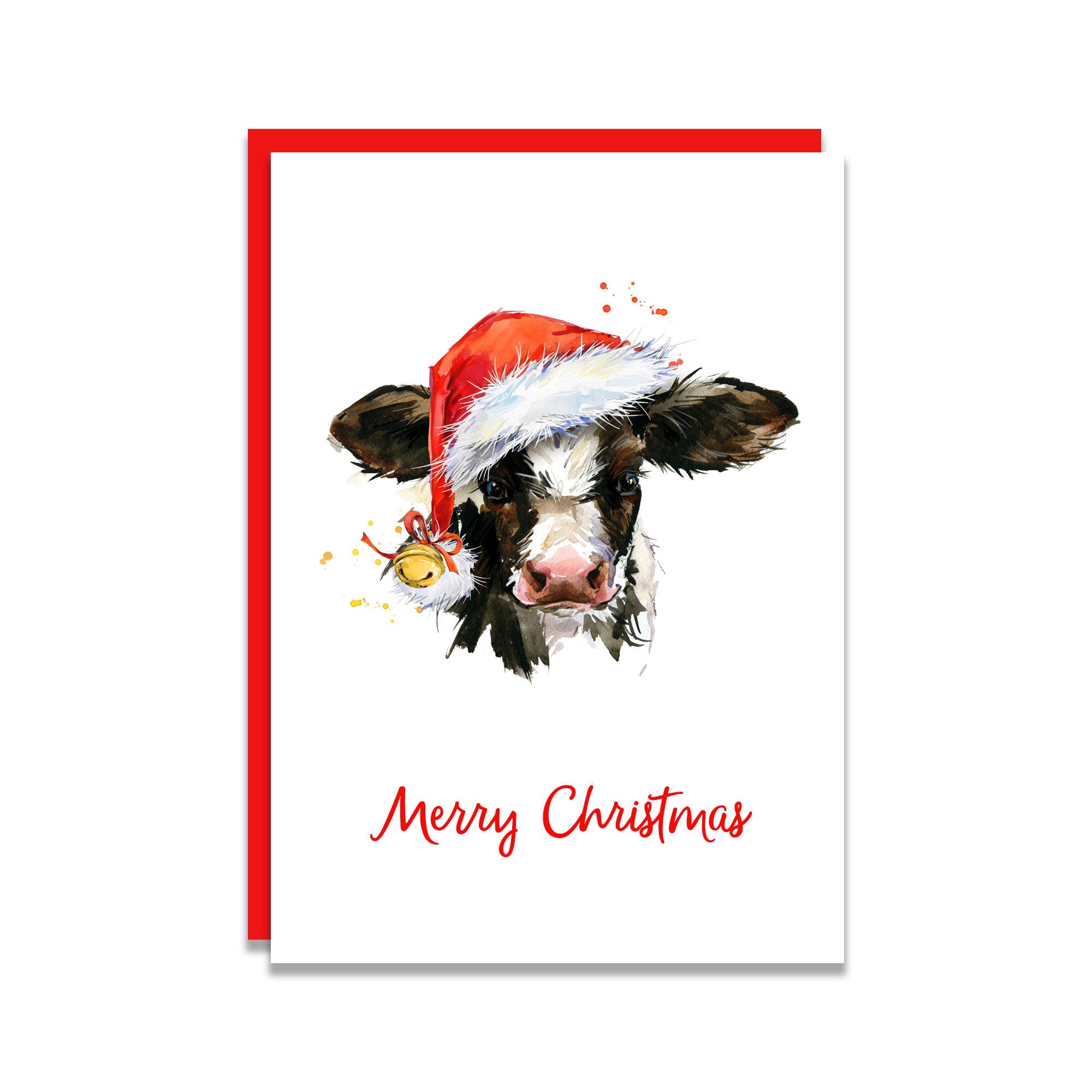 Cow Christmas Cards