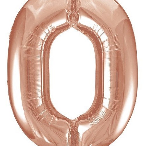 Number 0 Rose Gold Glitter Candle Rose Gold Birthday Candles | Etsy UK