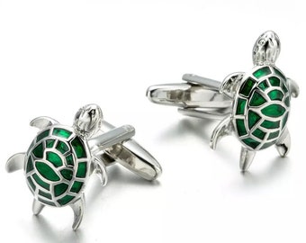 Turtle Cufflinks - Etsy
