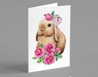 Little Rabbit Bunny Stationery Note Cards Set of 10 With - Etsy