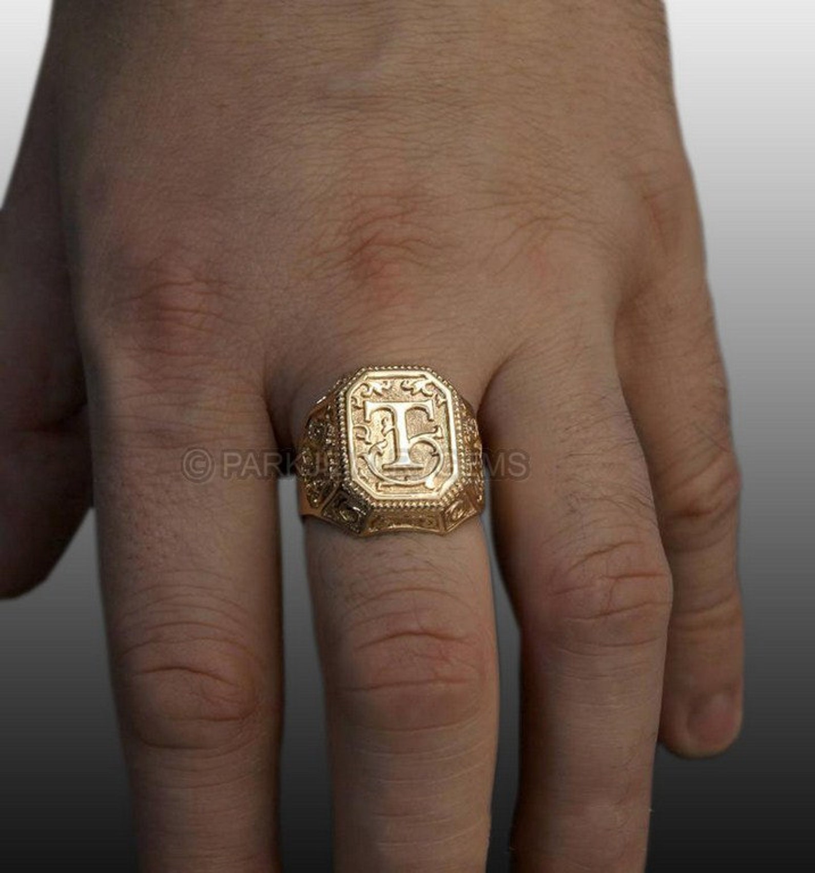 Personalized Mens Signet Ring Mens Signet Ring Big Signet - Etsy Canada