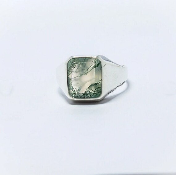 Solid 925 Sterling Silver Mens Ring Handmade Silver Ring - Etsy