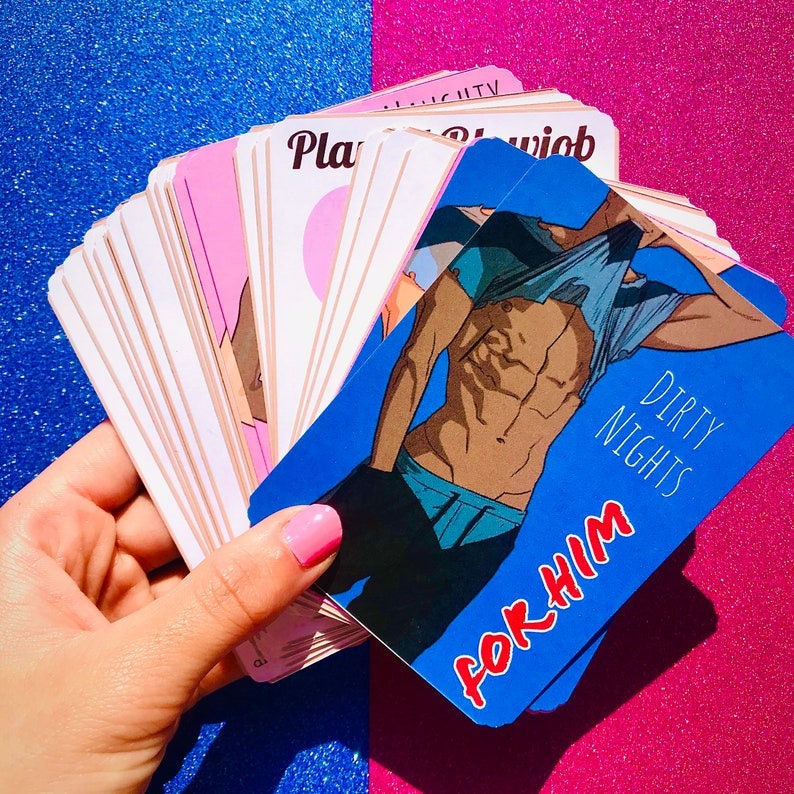 Oral Position Cards FOR HIM Sex Position Cards Gift for Him Couples ...