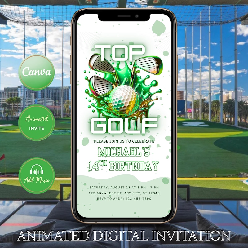 Golf Invitations - Etsy