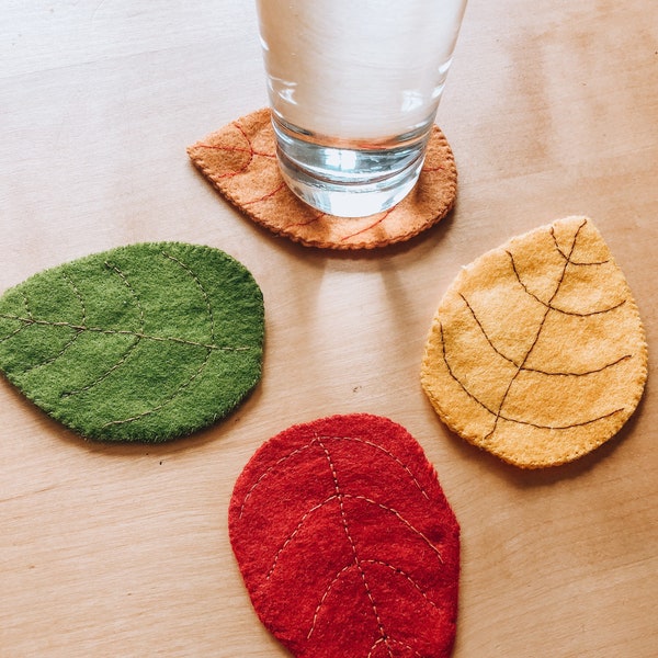 Felt Coasters - Etsy