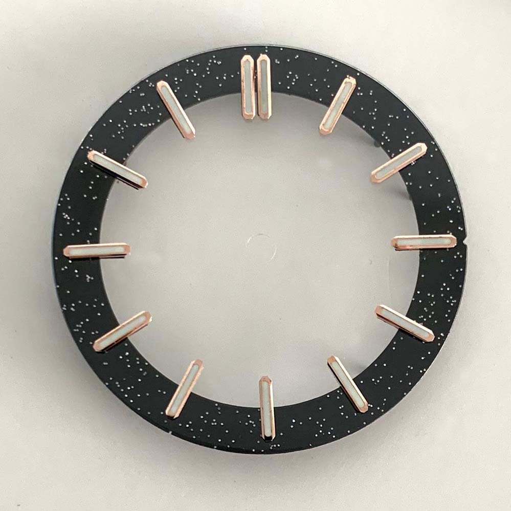 31.8MM Transparent Skeleton Dial Conversion Watch Accessories Star Dial ...