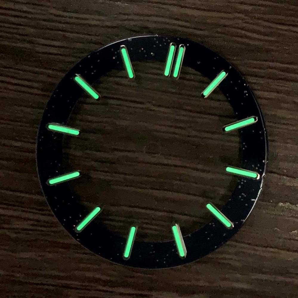 31.8MM Transparent Skeleton Dial Conversion Watch Accessories Star Dial ...