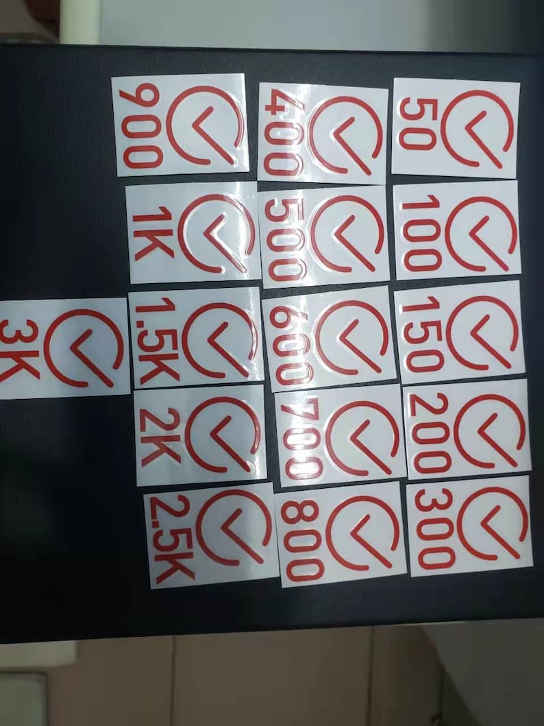 Fitness Decals-milestone Stickers for Peloton Bike & Tread - Etsy