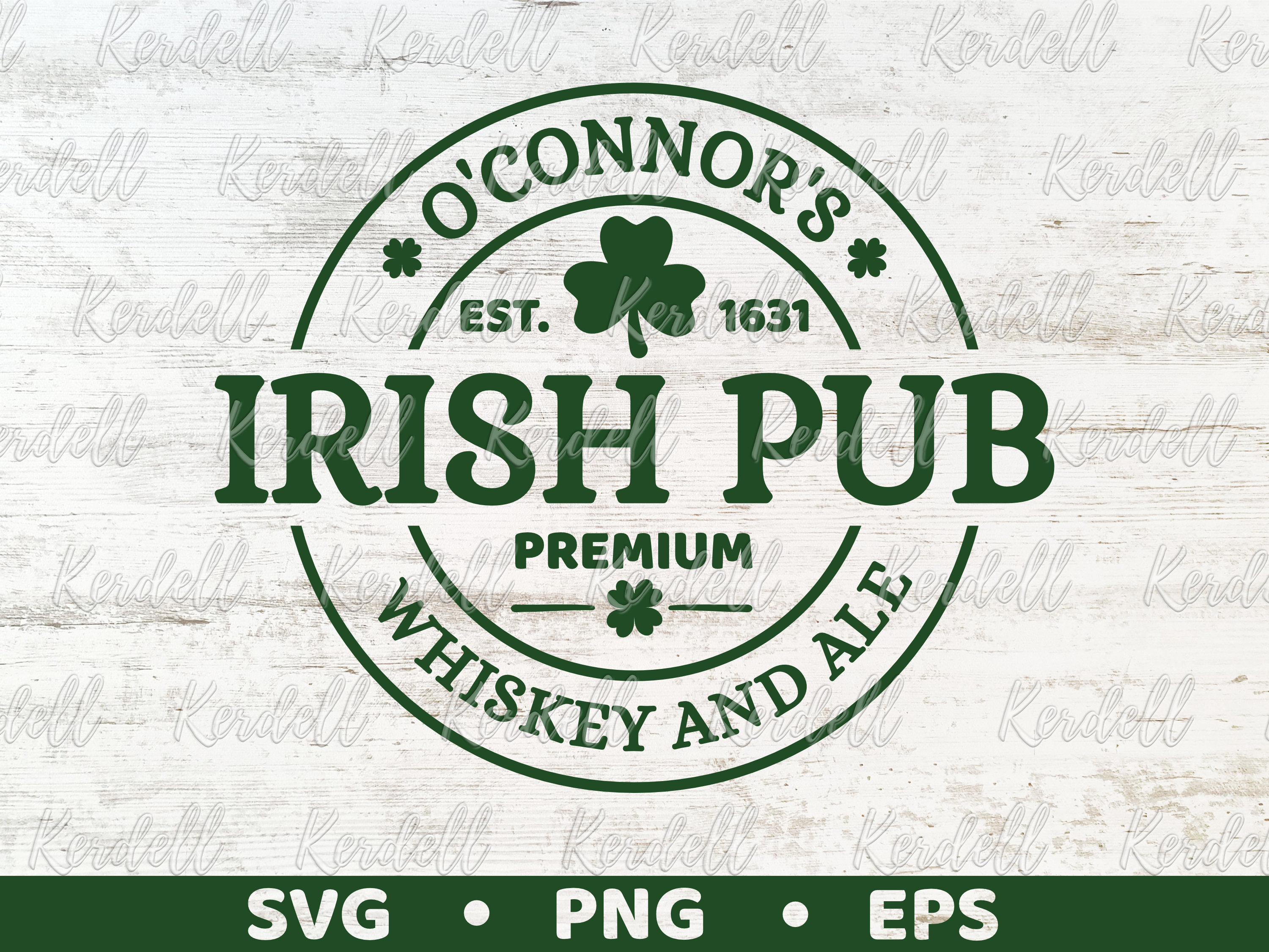 Irish Pub SVG PNG EPS Sublimation - Etsy