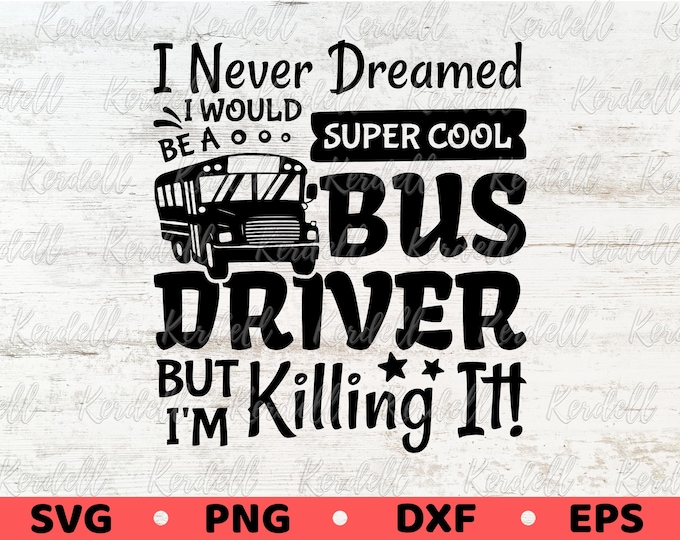 School Bus Driver SVG and Cut Files for Crafters - Etsy Canada