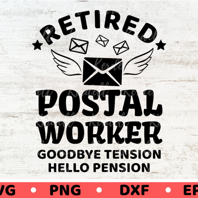 Postal Retirement - Etsy