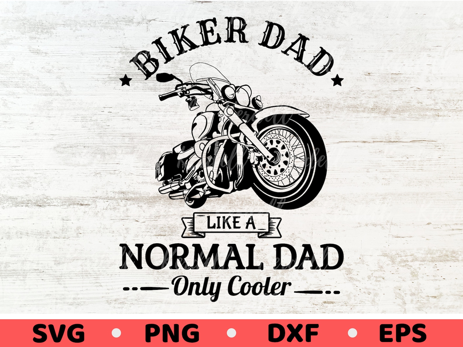 Biker Dad Like A Normal Dad Only Cooler SVG Motorcycle Dad - Etsy