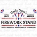 Uncle Sam's Firework Stand SVG 4th of July Svg Patriotic - Etsy