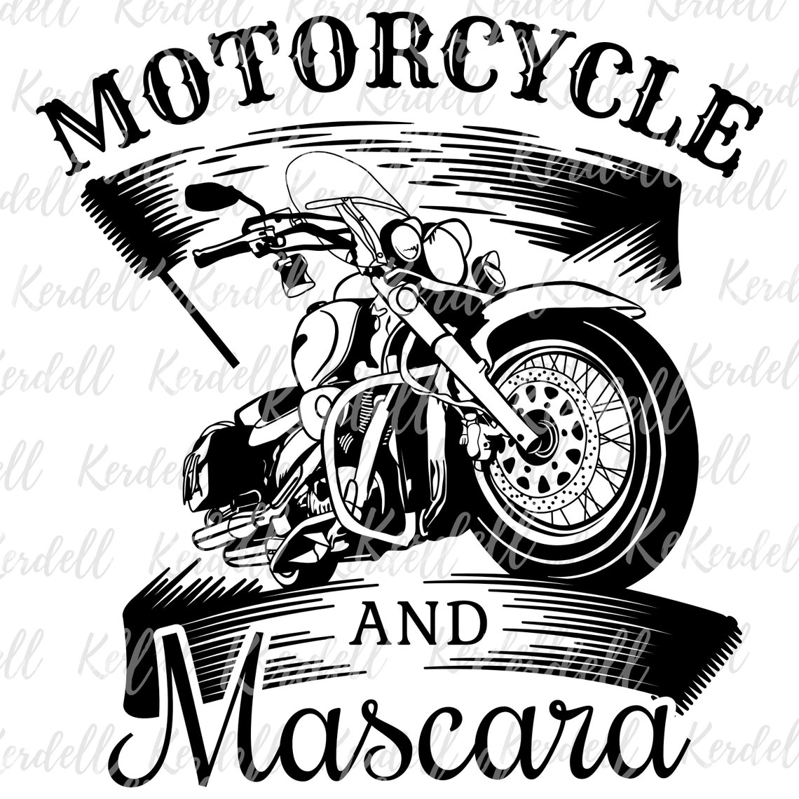Motorcycles and Mascara SVG Girl Biker Svg Motorbike Riding - Etsy
