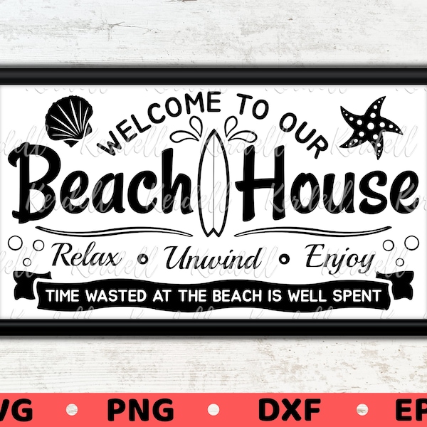 Beach House Art - Etsy
