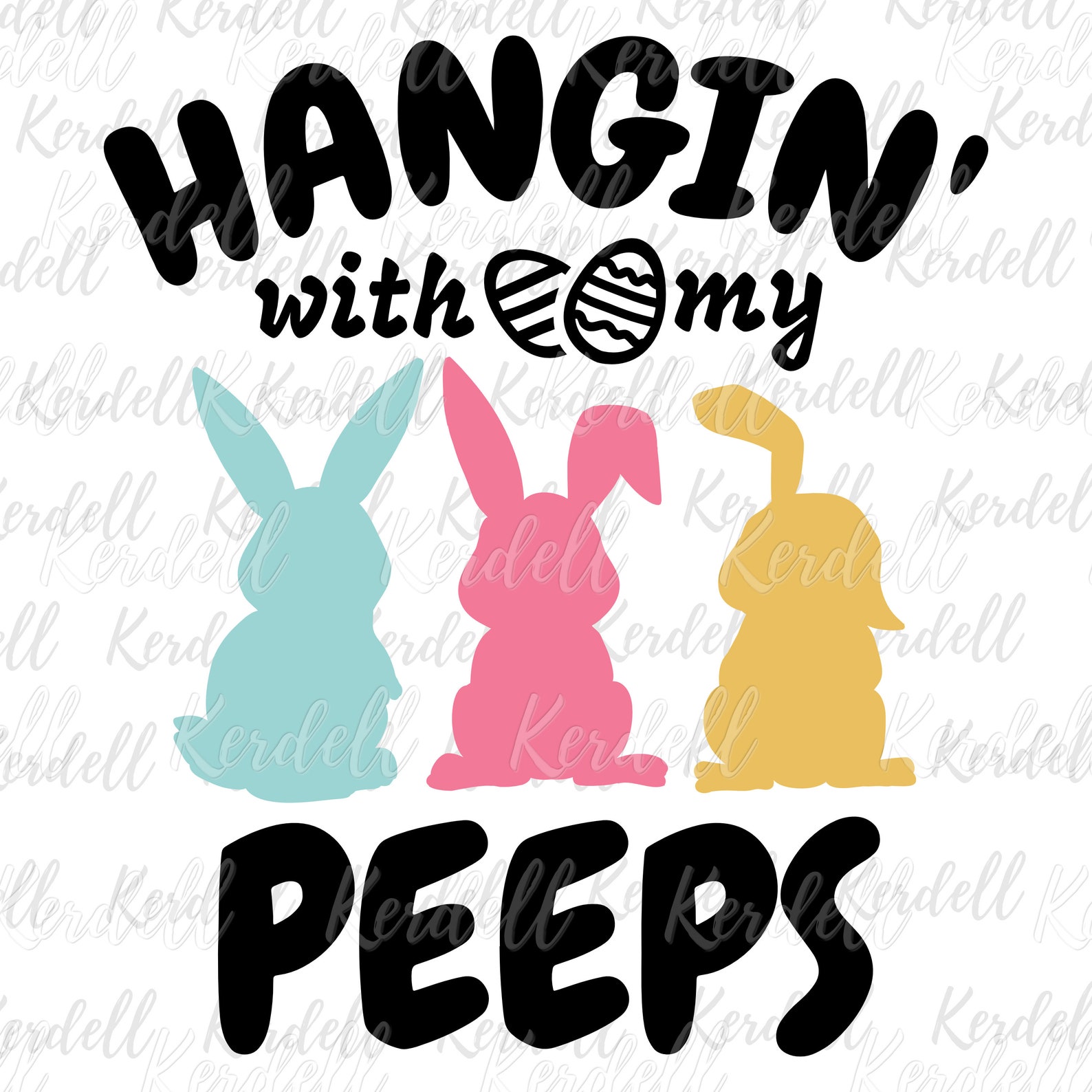 Hangin' With My Peeps SVG Happy Easter Day Svg Easter - Etsy