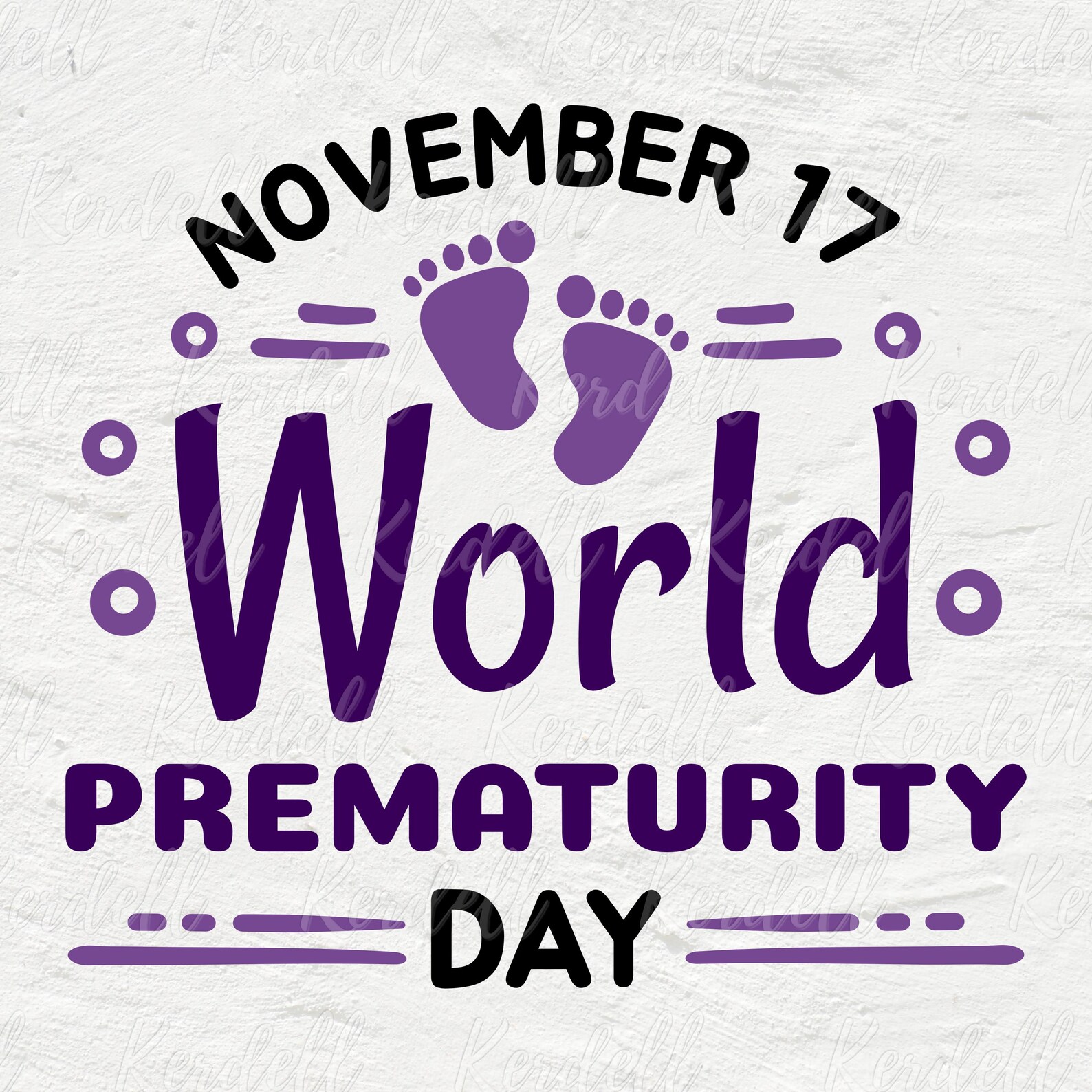 Prematurity Awareness SVG, November 17th World Prematurity Day SVG ...
