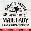 First Class Mail Lady SVG, Funny Women Mail Carrier Svg, Cute Mail ...