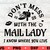 First Class Mail Lady SVG, Funny Women Mail Carrier Svg, Cute Mail ...