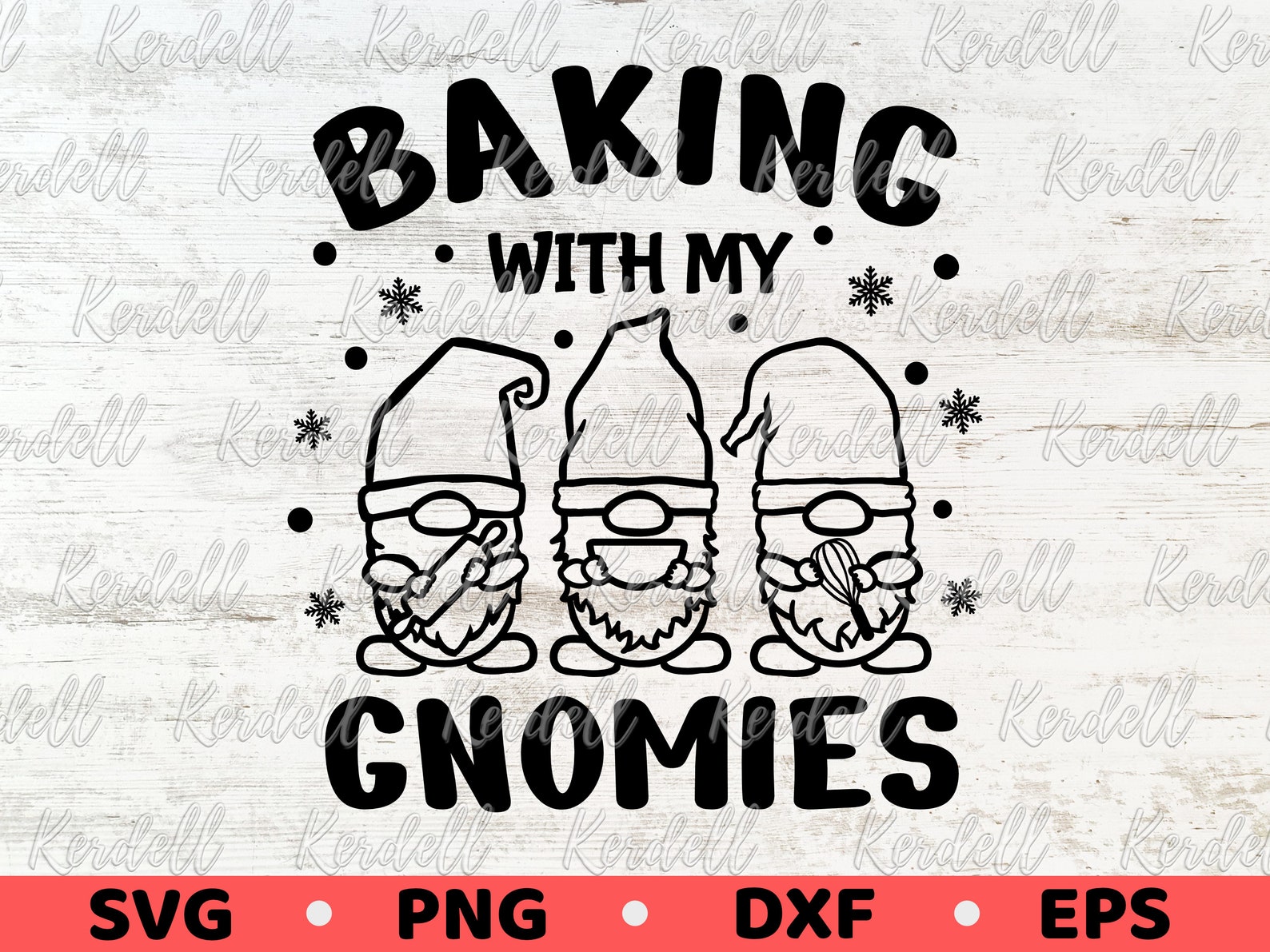 Baking With My Gnomies SVG Cute Gnome Christmas Gift Svg - Etsy