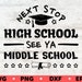 Next Stop High School See Ya Middle School SVG, Last Day of Eighth ...