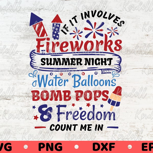 Pop 4th of July Svg - Etsy