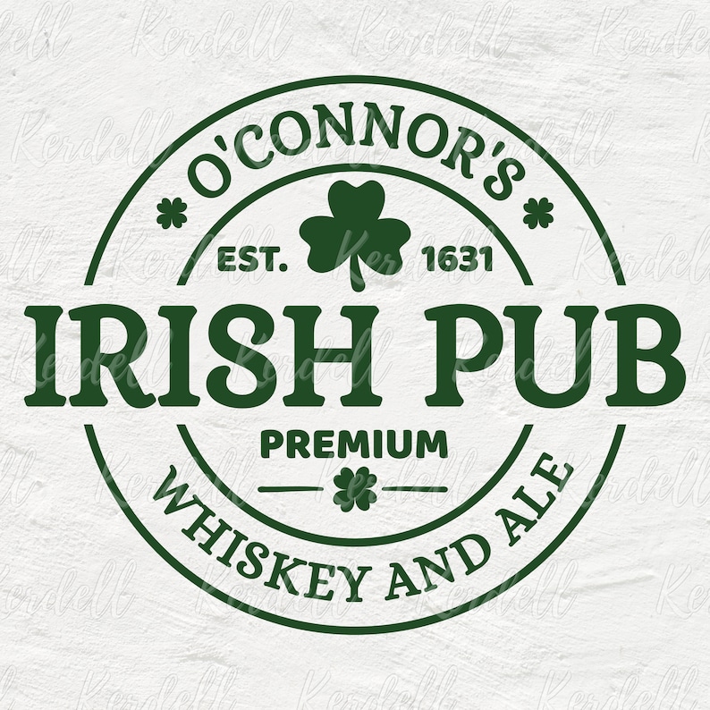 Irish Pub SVG PNG EPS Sublimation - Etsy