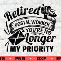 Postal Worker Retirement SVG File - Etsy