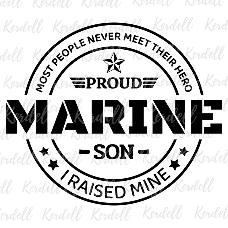 Proud Marine SVG Proud Marine Family Bundle Svg Proud - Etsy