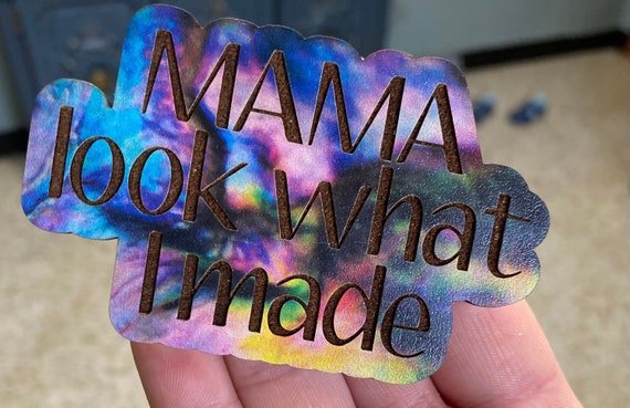 Mama Digital File MAMA Cut File Glowforge Magnet File | Etsy