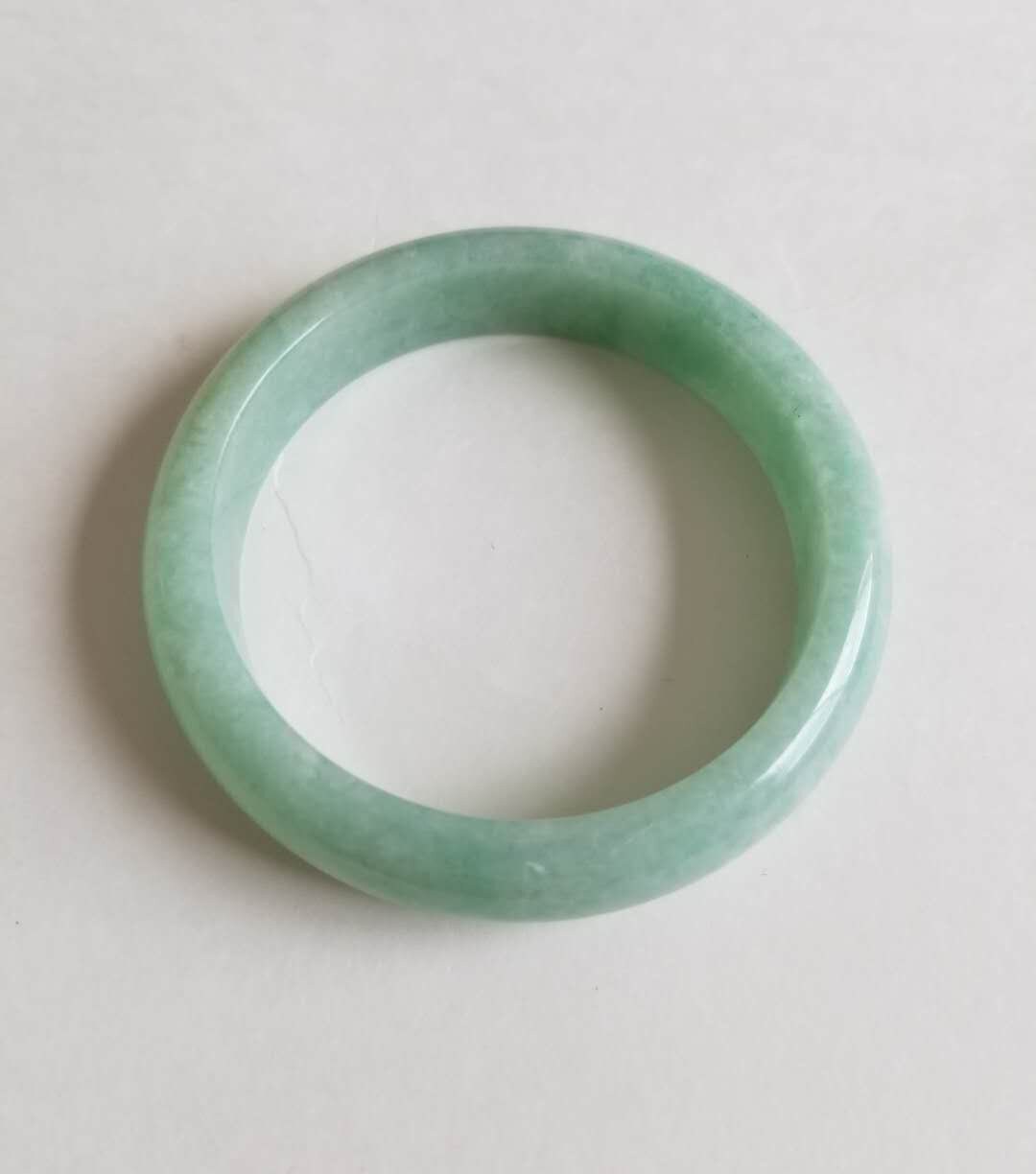 53.5mm Icy Sweet Apple Green Full Colour Untreated 100% Natural Grade A ...