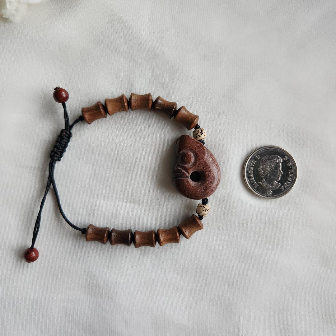 River Jade Skin Bracelet Natural Stone Neolithic Culture Hog Dragon ...