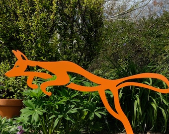 Metal Fox Sculpture - Etsy UK