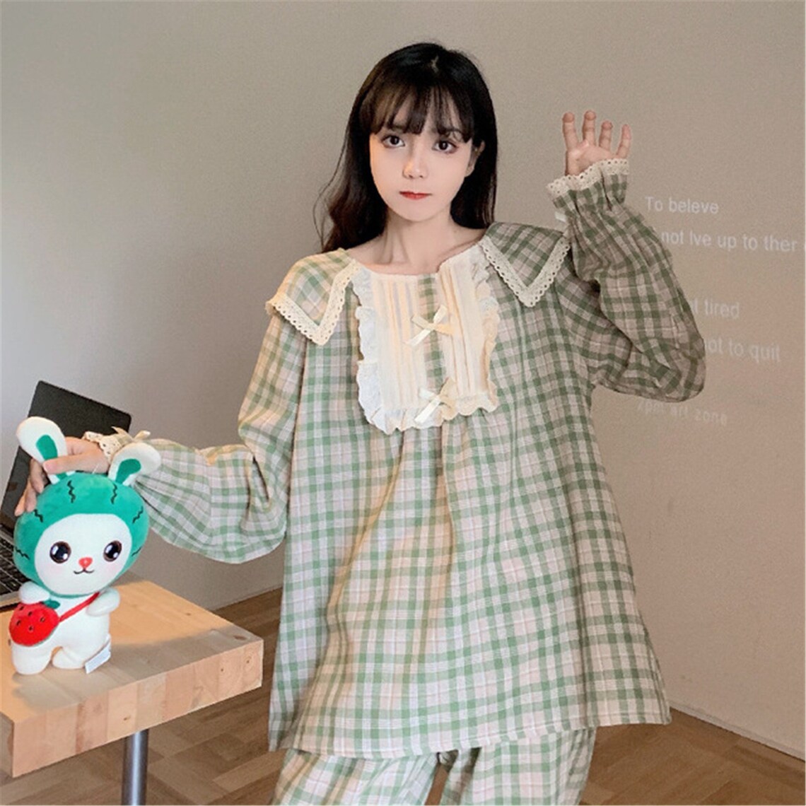 Victorian Vintage Style Sleepwear Pyjama Set Women Elegant | Etsy