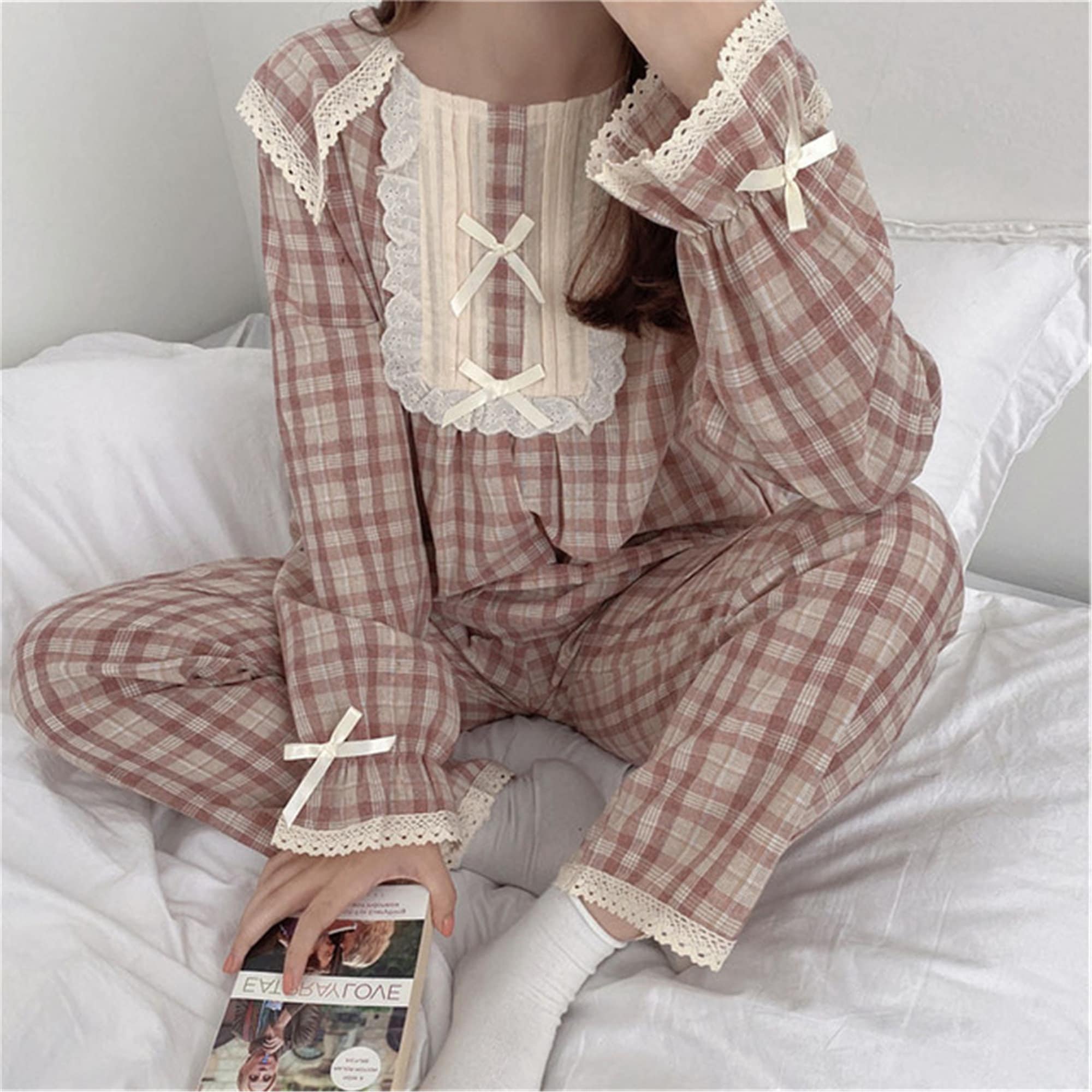 Victorian Vintage Style Sleepwear Pyjama Set Women Elegant | Etsy